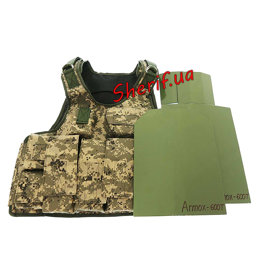 Интернет-магазин Шериф - Бронежилет Воїн-V, 5+клас (Armox-600T MAX ...