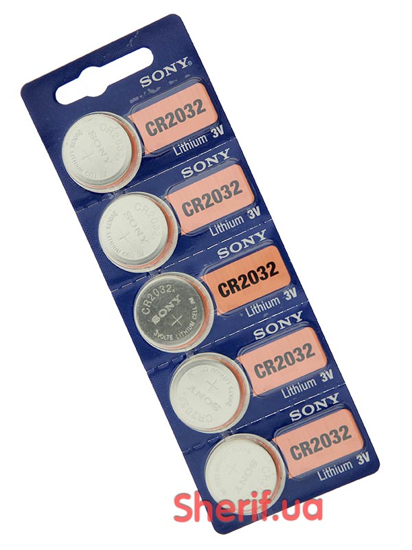 Интернет-магазин Шериф - Батарейка SONY СR2032 Lithium (1шт.) купити ...